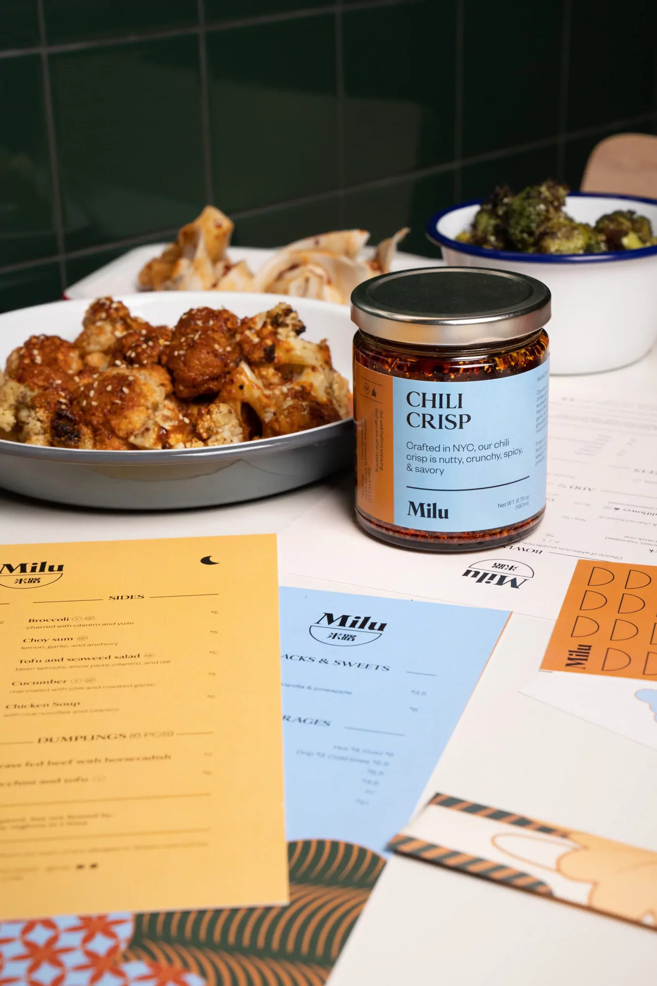 Milu Restaurant Visual Identity and Branding | Saint Urbain