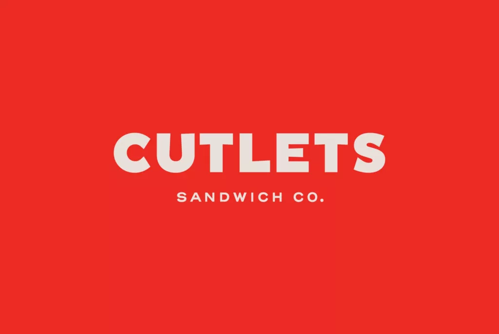 Cutlets Sandwich Co Branding and Logo Design | Saint Urbain