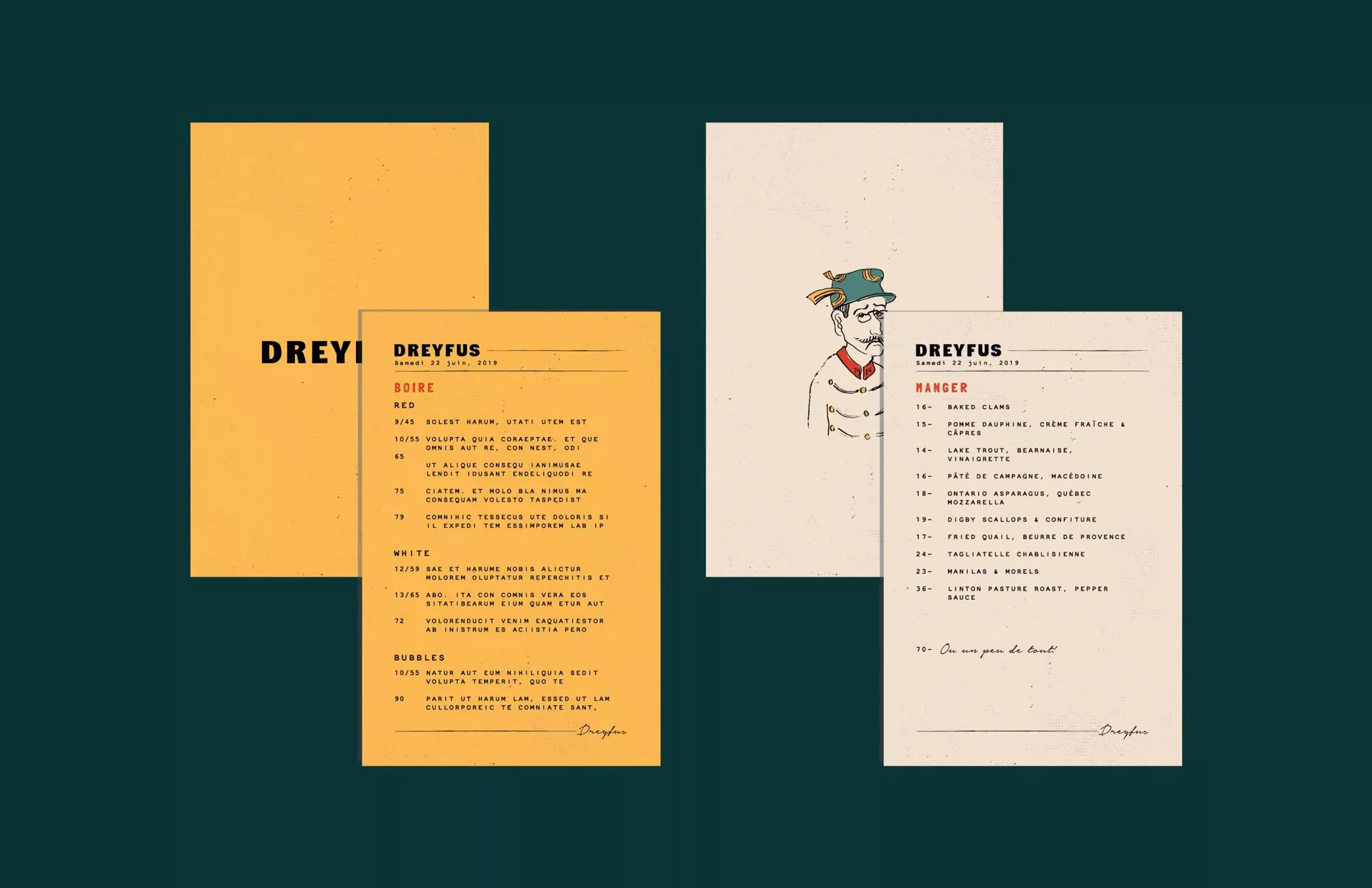 Dreyfus Toronto Branding & Graphic Design | Saint Urbain
