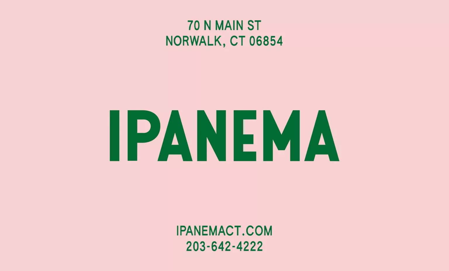 Ipanema NYC Rebranding and Design | Saint Urbain