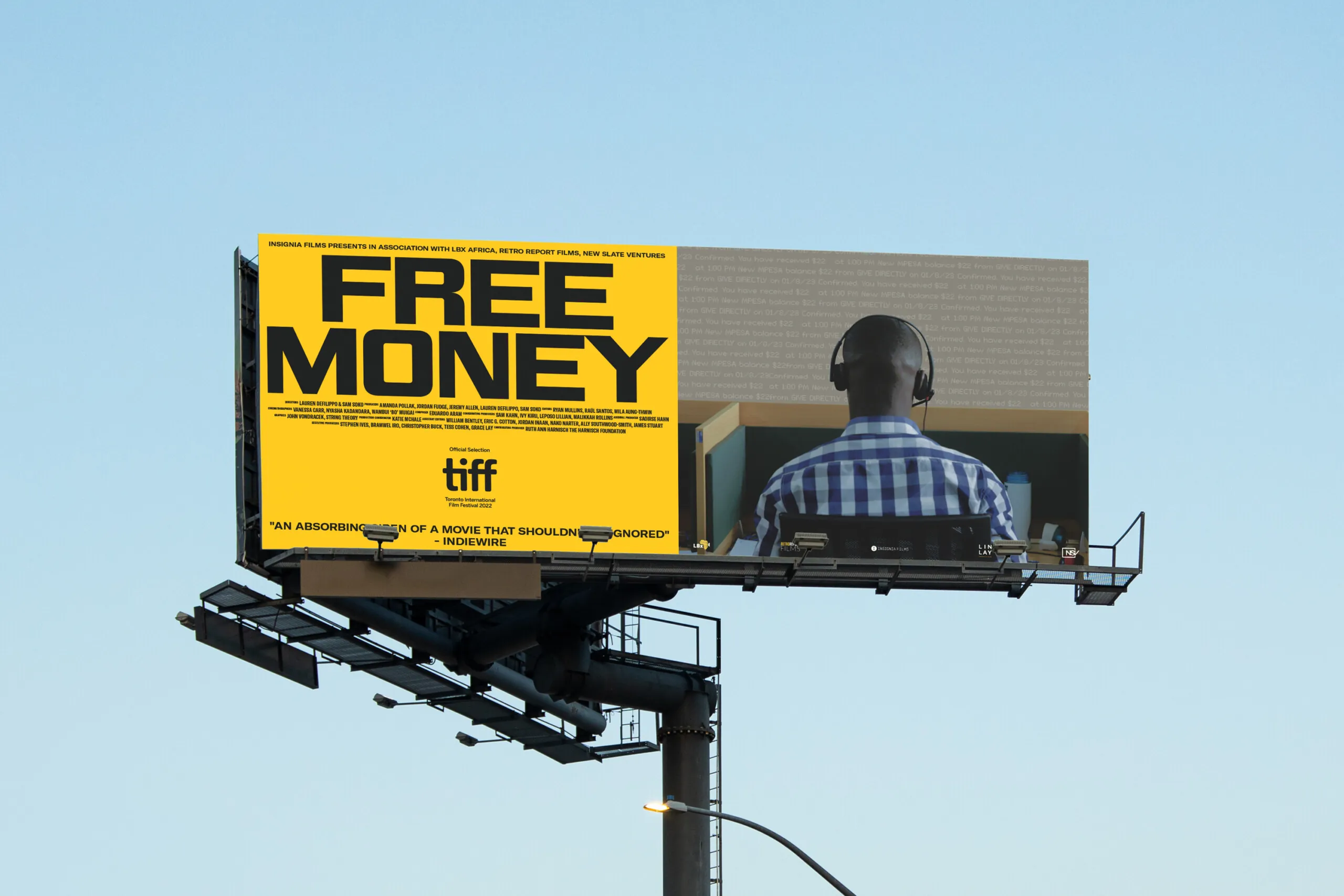 Free Money Film Poster Title Credits | Saint Urbain