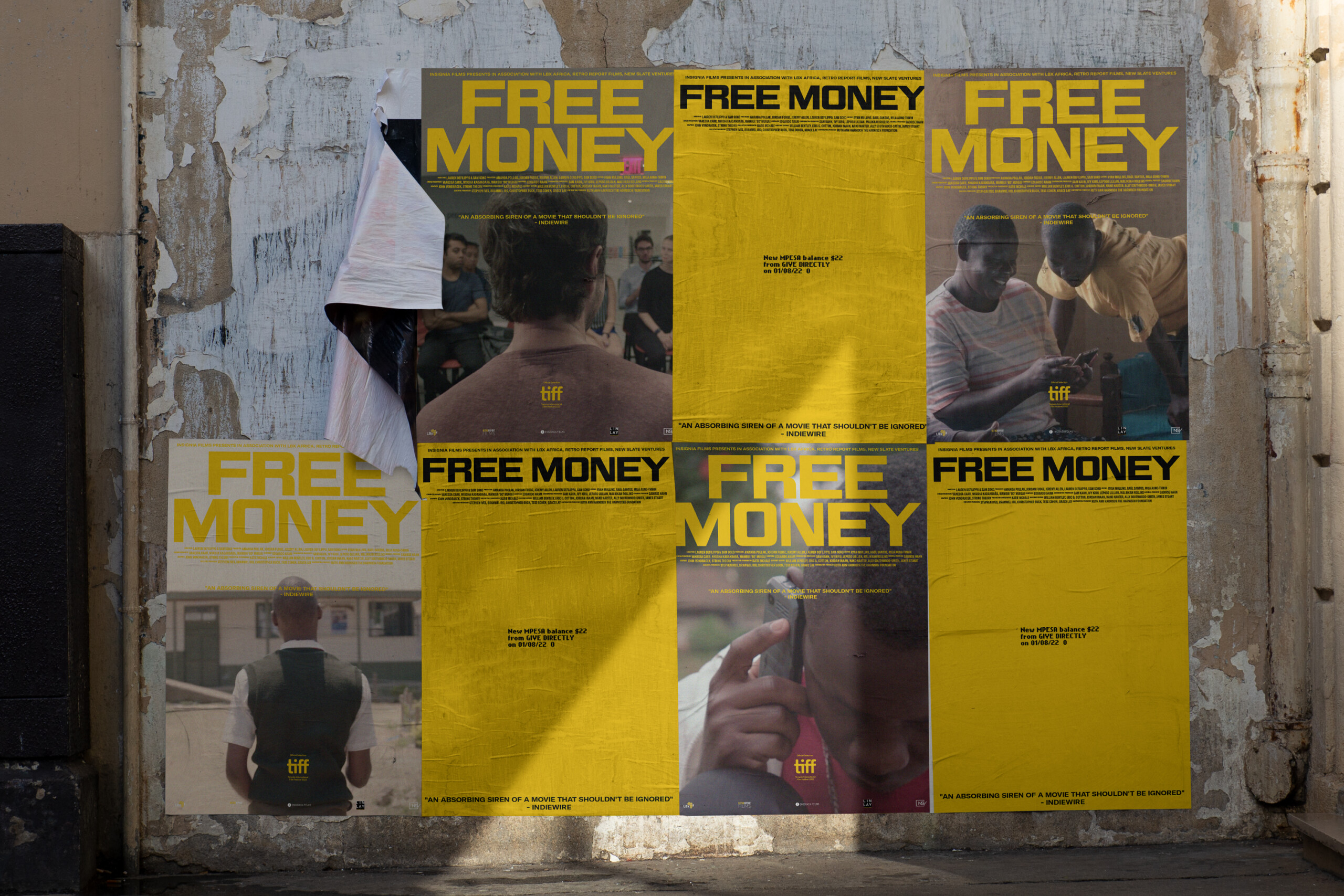 Free Money Film Poster Title Credits | Saint Urbain