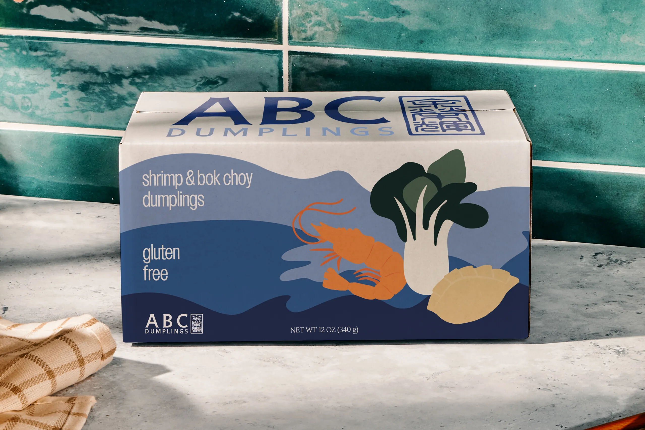 ABC Dumplings Brand Identity Packaging Design | Saint Urbain