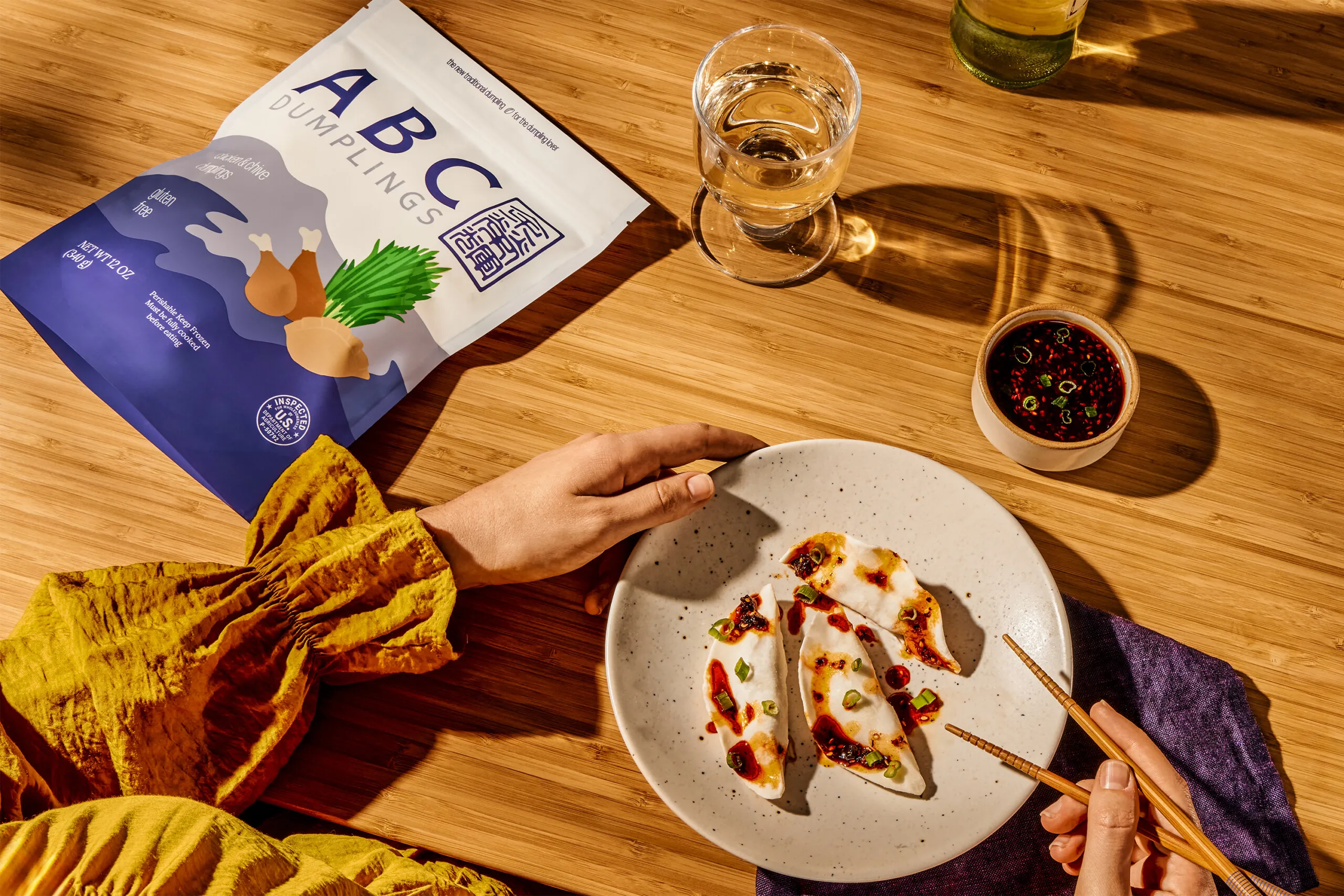 ABC Dumplings Brand Identity Packaging Design | Saint Urbain