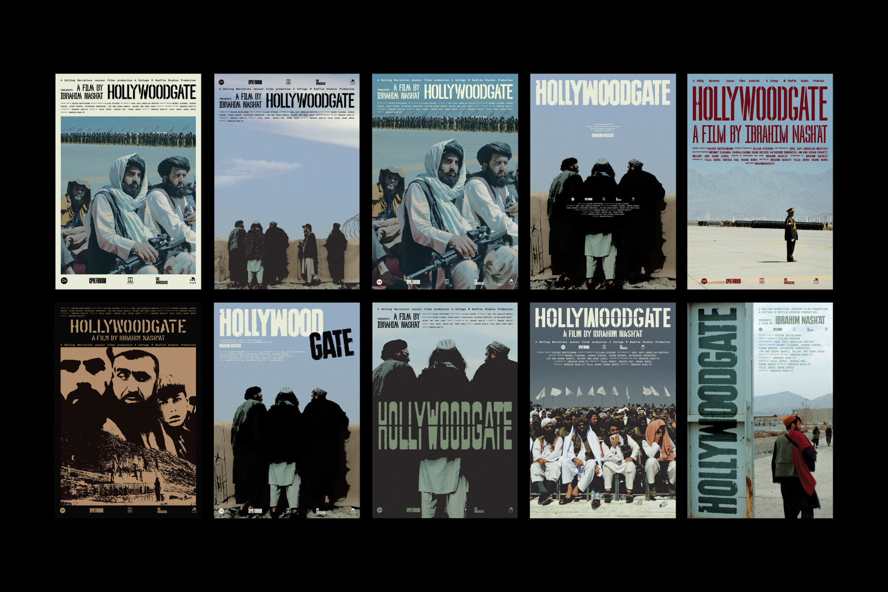 Hollywoodgate Film Poster Design Title Credits | Saint Urbain