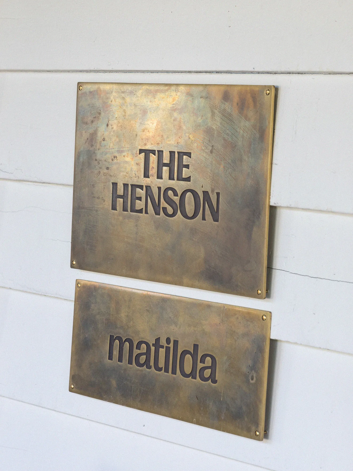 Matilda Restaurant Catskills Branding Design | Saint Urbain