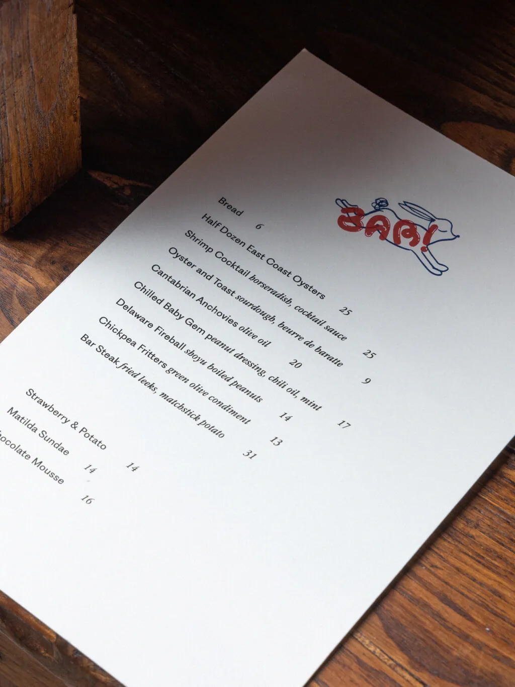 Matilda Restaurant Catskills Branding Design | Saint Urbain