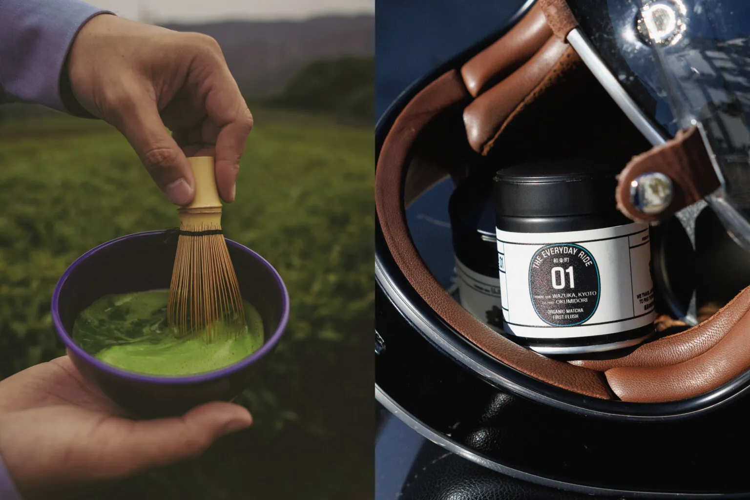 Motorcycle Matcha Branding and Packaging | Saint Urbain
